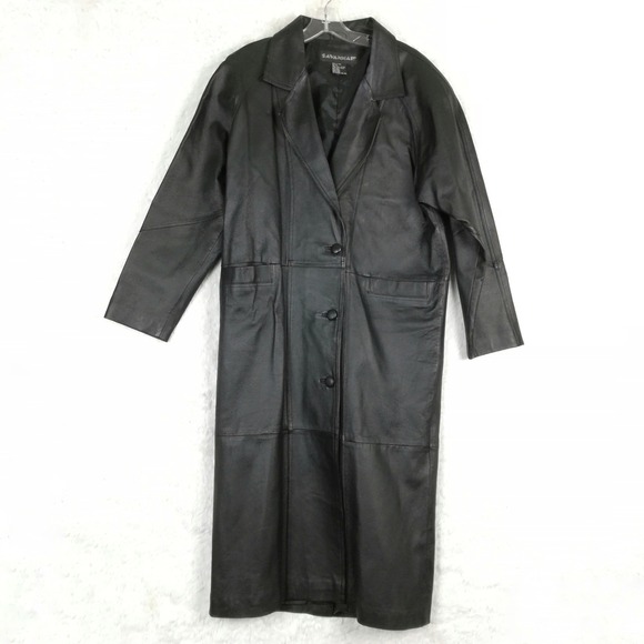 Savannah | Jackets & Coats | Vtg Savannah Womens Jacket Leather Trench ...